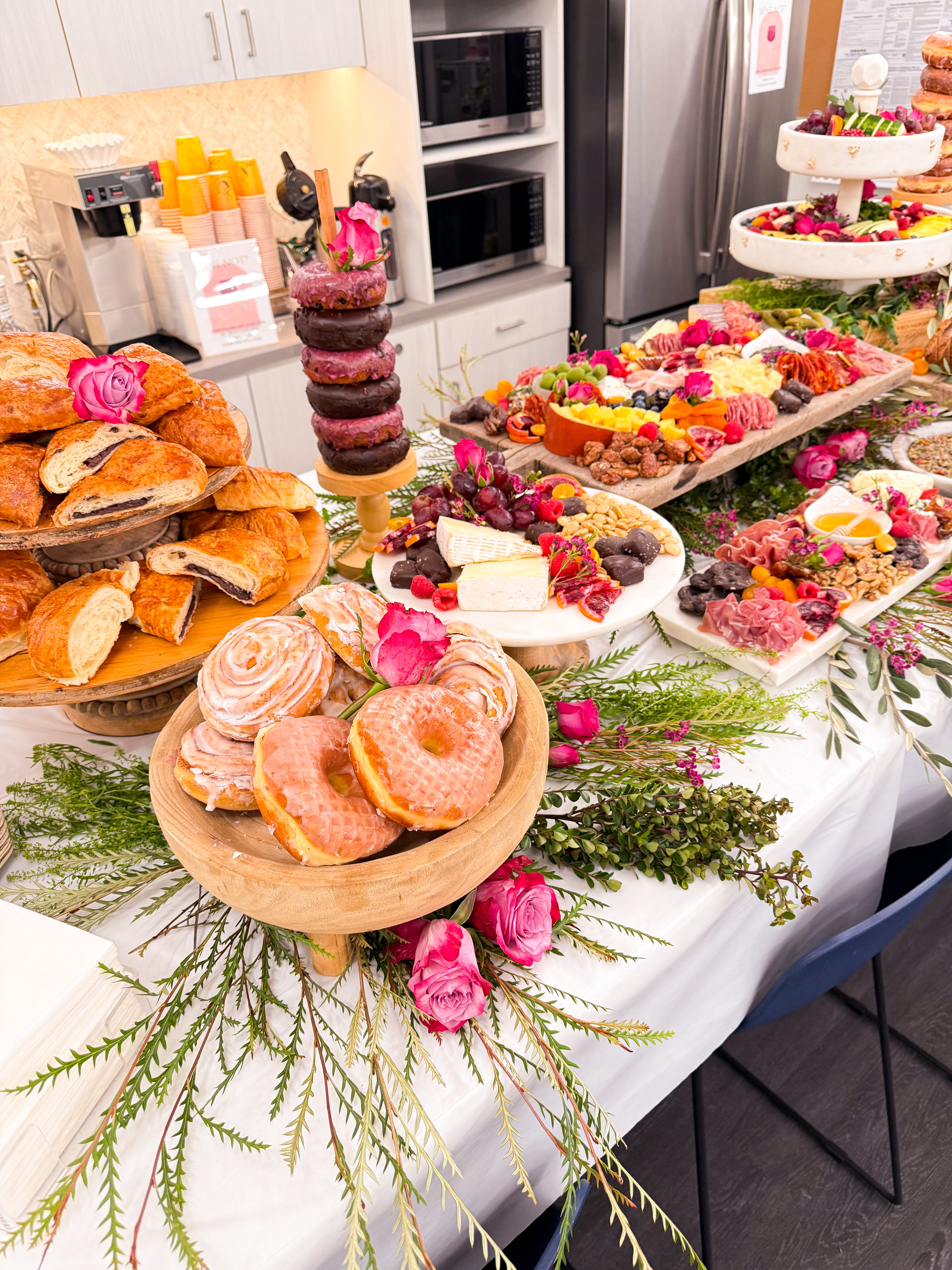 The Layered Grazing Table w/ Pastries